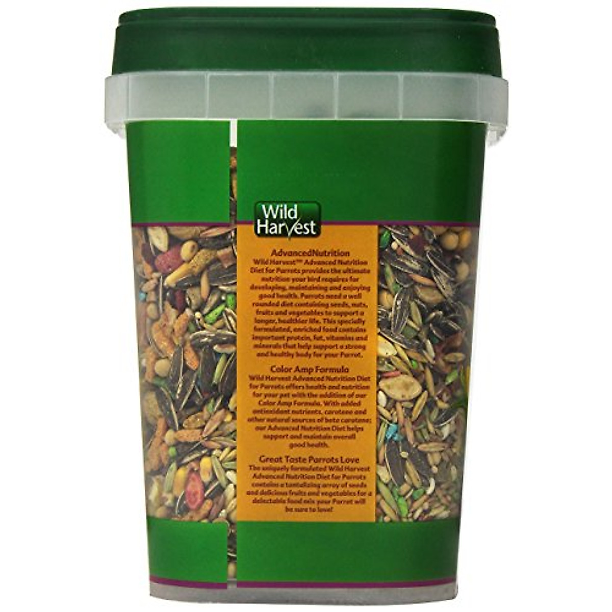 Wild Harvest WH-83542 Wild Harvest Advanced Nutrition Diet for Parrots, 4-Pound (Packaging May Vary)