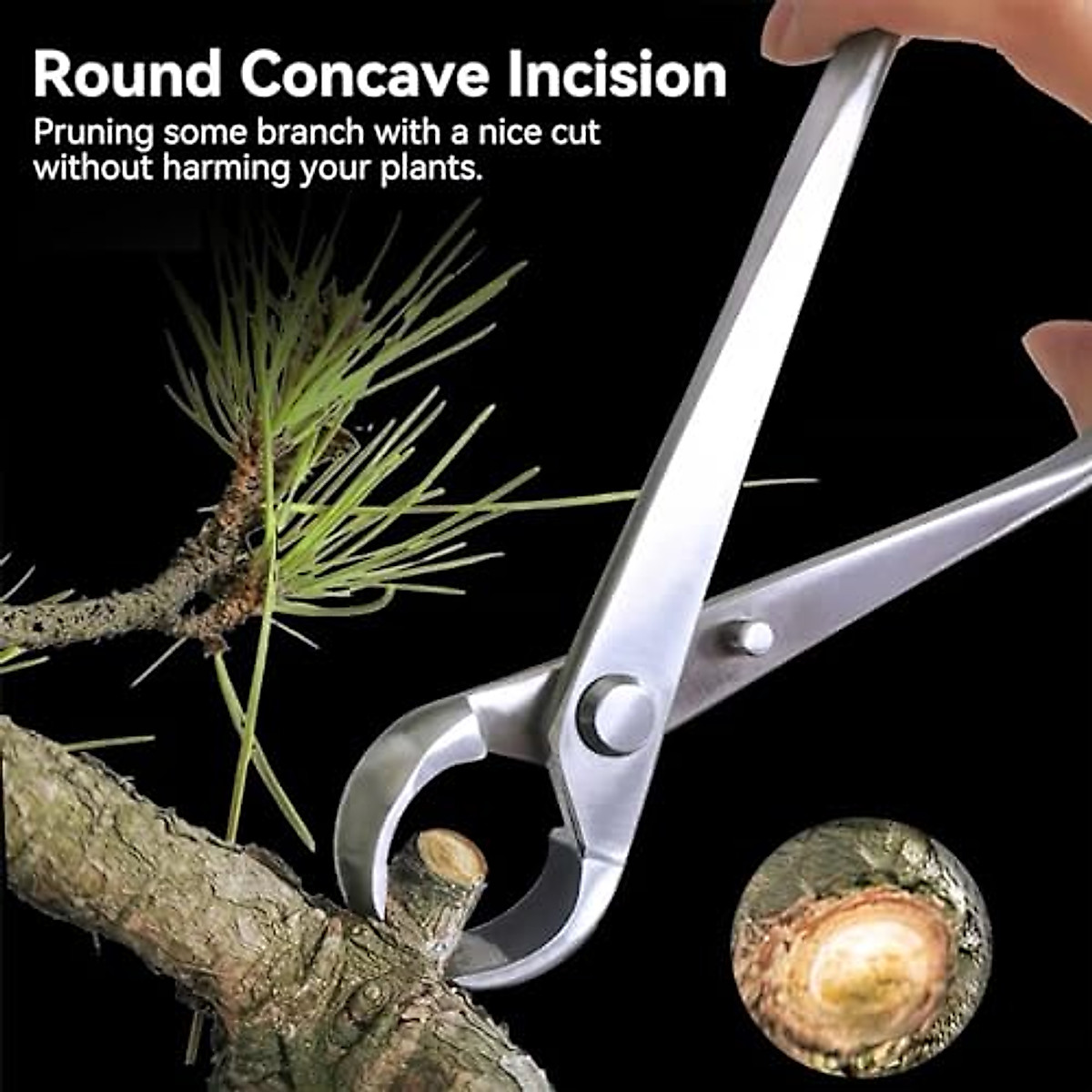 Bonsai Tools Concave Cutter Knob Cutter 180 mm Bonsai Cutters Branch Cutter Bonsai Scissor Tree Clippers Bonsai Pruning Bonsai Trimmer Gardening Tools