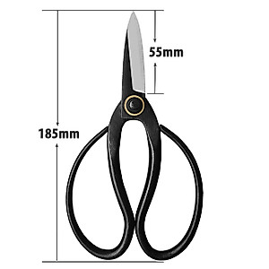 Gonicc Professional Micro-Tip Pruning Snip (GPPS-1008) and 7.3" Bonsai Scissors(GPPS-1012), For Arranging Flowers, Trimming Plants, For Grow Room or Gardening, Bonsai Tools. Garden Scissors Loppers.