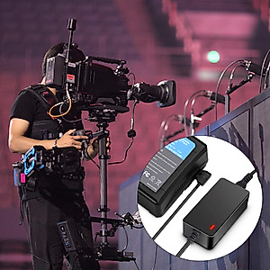 KUNLUN D-Tap Quick Charger[DC 16.8V/4A] with D Tap Cable for V-Mount/V Lock/Gold Mount Battery Charger, for Sony BP-U65 BP-U68 HDW-800P HDW-F900R PDW-680 PDW-850 DSR-650P PMW-F5