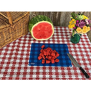 FUNCTIONAIRE Funnel-Board Kit – 4 Cutting Boards That Convert to a Funnel or Scoop. Includes EZ Mount Storage Holder That mounts Inside Cabinet Doors (no Screws Required). Watch Demo Video.