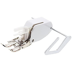 Sewable Open Toe Walking Foot with Adjustable Guide | Fits Low Shank Sewing Machines - Brother, Janome, Singer, and More | Even Feed Foot for Quilting and Sewing Multiple Layers