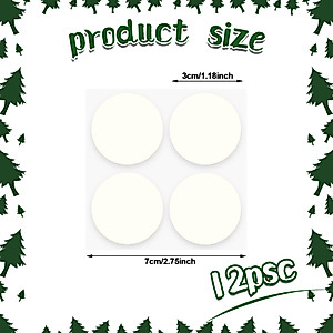 12 Pcs Candle Grips for Taper Candles Adhesive Holder Taper Candle Inserts Small Candle Accessories