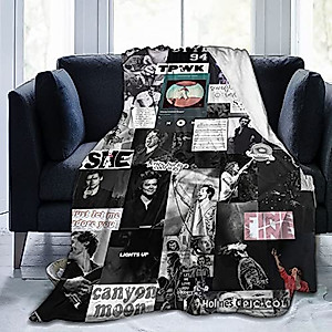 Styles Blanket Singer Plush Soft Throw Blankets for Bedroom Sofa Living Room Throws 50"X40"