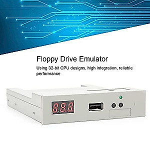 USB Floppy Drive Emulator 3.5 Inch External Portable 1.44MB Security Data USB Floppy Disk Drive 32 Bit CPU Designs