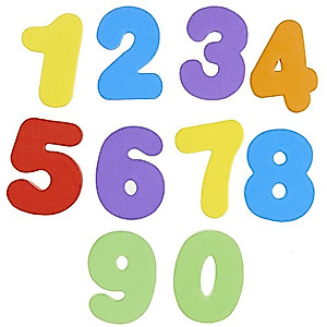 Munchkin® Play and Learn Toddler Bath Toys Set - Includes Foam Alphabet Letters, Numbers and Bath Crayons