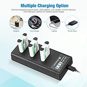 Powerextra NP-BX1 Battery 3 Pack and 3-Channel USB Charger for Sony NP-BX1 and Sony Cyber-Shot DSC-RX100, DSC-RX100 II, DSC-RX100M II, DSC-RX100 III, DSC-RX100 IV, DSC-RX100 V/VII, ZV-1