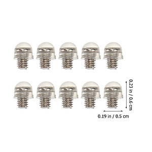 Balacoo 10pcs Hair Scissors Rubber Silencer Rubber Muffler Hair Scissor Silencer Accessories Styling Tools Barber Salon Replacement 2. 5MM Random Color