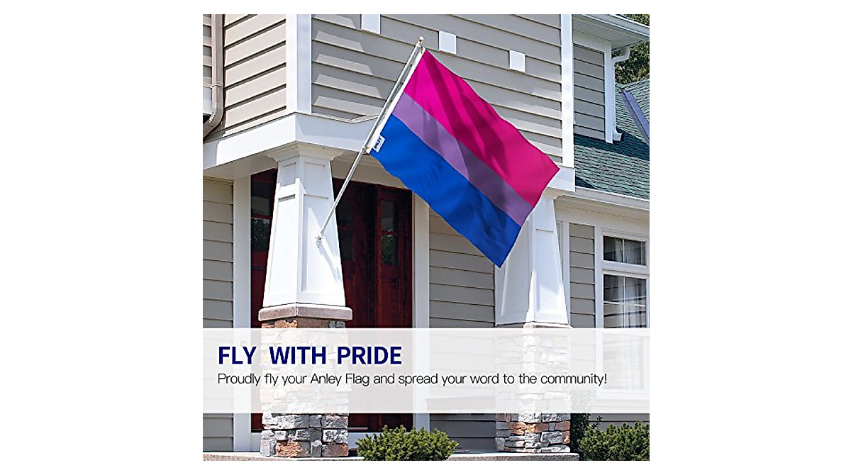 Anley Bi Pride Flag - Fade Proof & Durable 3x5 ft