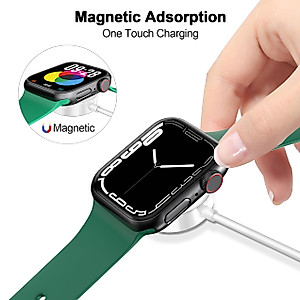 𝟐𝟎𝟐𝟓 𝐔𝐩𝐠𝐫𝐚𝐝𝐞𝐝 Magnetic Charging Cable for Apple Watch Charger,[USB C Port] Wireless iWatch Charger Cables Compatible with iWatch Series Ultra/10/9/8/7/6/SE/SE2/5/4/3/2[3.3FT/1M],White
