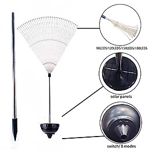 Christmas Lights,Solar Led Lights, Outdoor Lawn Fireworks Lighting, Waterproof Fairy Lights, Suitable for Home Garden Christmas Decor, 120Leds 40Strings