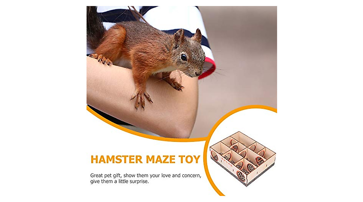 Engaging Hamster Maze Hideout Toy for Small Pets