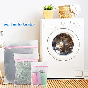 Mesh Laundry Bag for Delicates 3 Pcs,Sturdy and Durable,Suitable for Sorting and Washing Clothes,Such as Coats,Shirts,Sweaters,Pants,Bras and Baby Clothes