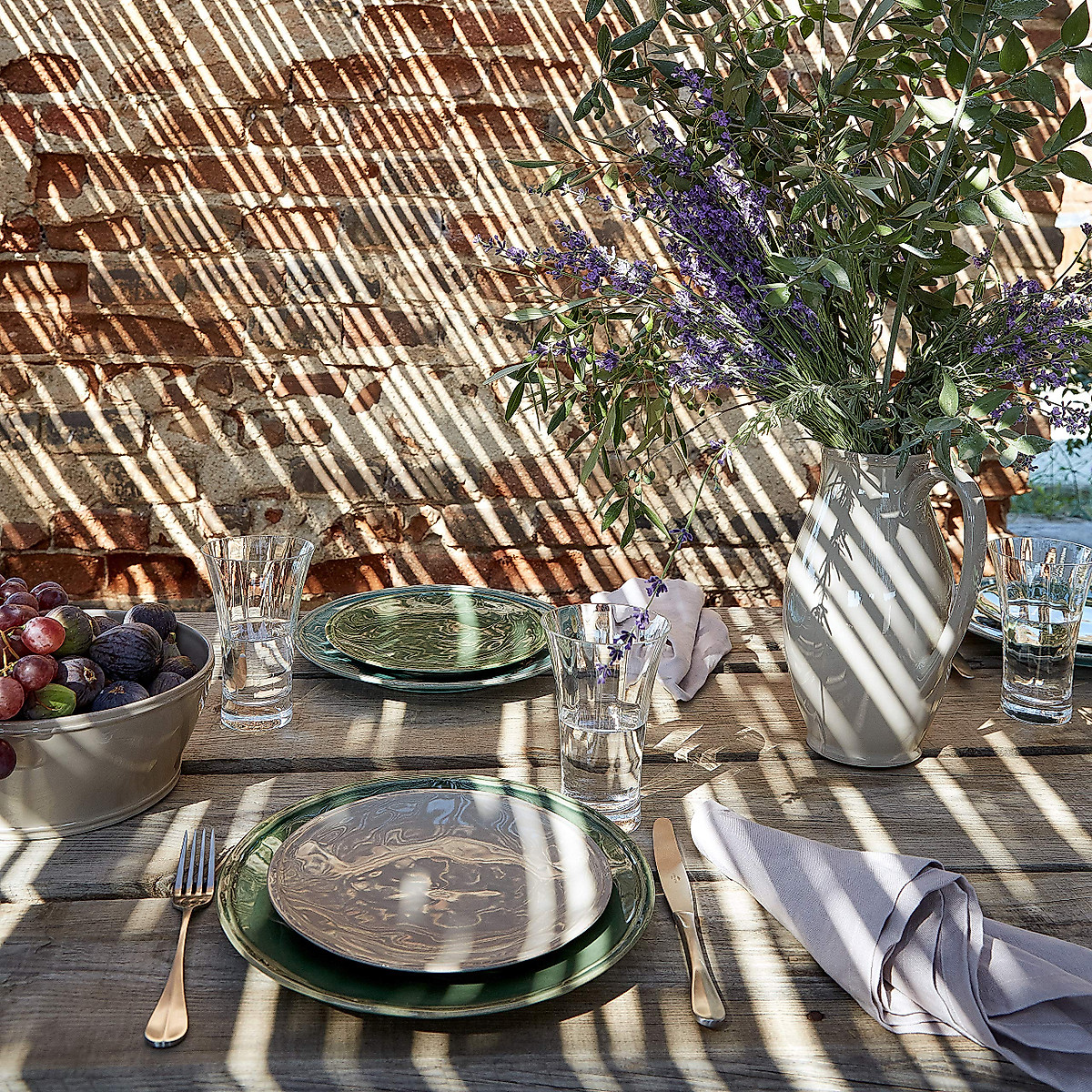 Casafina Ceramic Stoneware 26 oz. Soup & Cereal Bowl - Fontana Collection, Forest Green | Microwave & Dishwasher Safe Dinnerware | Food Safe Glazing | Restaurant Quality Tableware