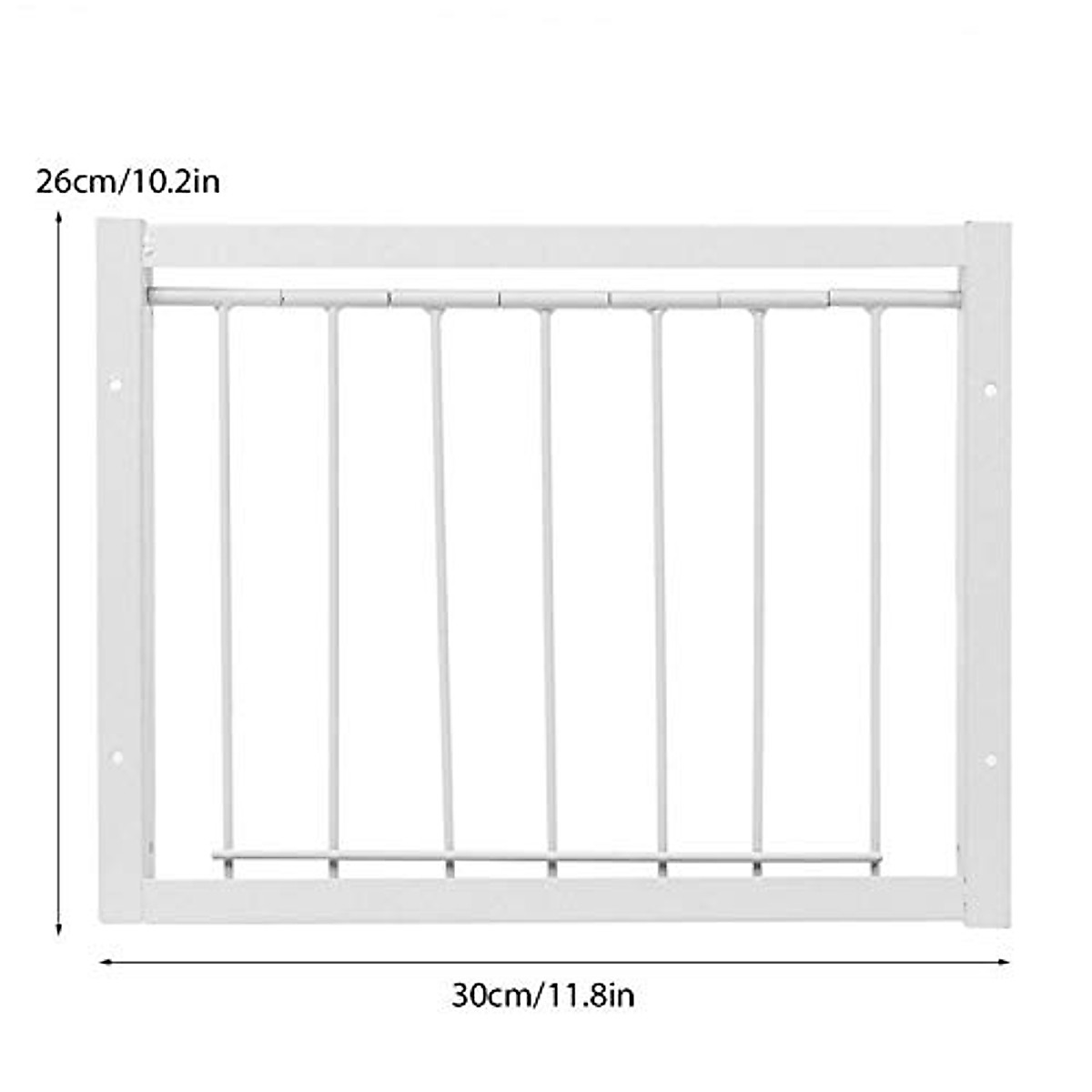 Birdcages T Trap, Pigeon Door Wire Bars Frame Entrance T Trap for Pigeon Birds House Door(30 * 26cm)