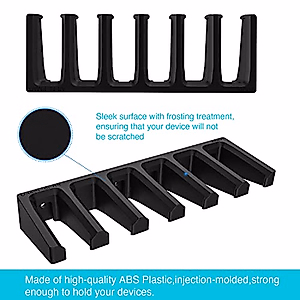 Solid ABS 6X Standard PMAG Wall Mount, Mag Holder, Home Magazine Storage Rack, 1 Pack