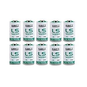 (10 PACK) Saft LS-14250 1/2 AA 3.6V Lithium (non Rechargeable)