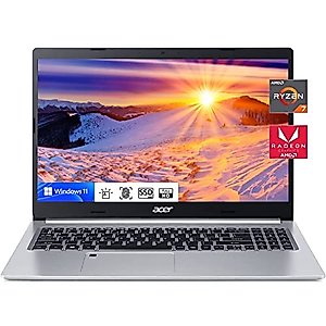 Acer 2023 Aspire 5 15, 15.6" FHD Slim Laptop, AMD Ryzen 7 5700U 8Cores Processor (Beats i7-1165G7), 16GB RAM 1TB SSD, Radeon RX Vega 8 Graphics, Backlit KB, Fingerprint , Win 11 +CUE Accessories