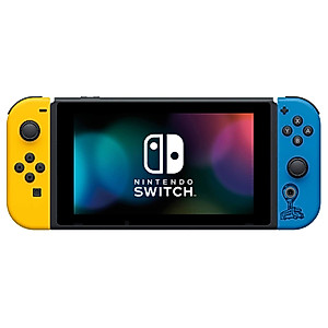 Nintendo Switch Fort nite Wildcat Edition with Yellow and Blue Joy-Con - 6.2" Touchscreen LCD Display, 32GB Internal Storage, 802.11AC WiFi, Bluetooth 4.1, Type-C - 7-in-1 Carrying Case