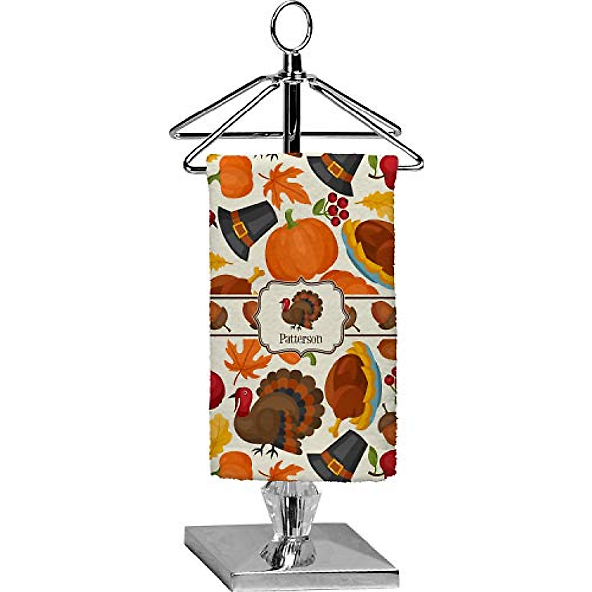RNK Shops Traditional Thanksgiving Finger Tip Towel - Full Print (Personalized)
