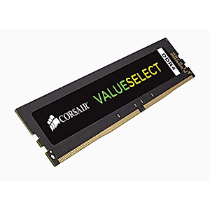Corsair 8GB Kit (1x 8GB) 2133 MHz CL15 288-Pin DIMM DDR4 RAM Memory (CMV8GX4M1A2133C15)