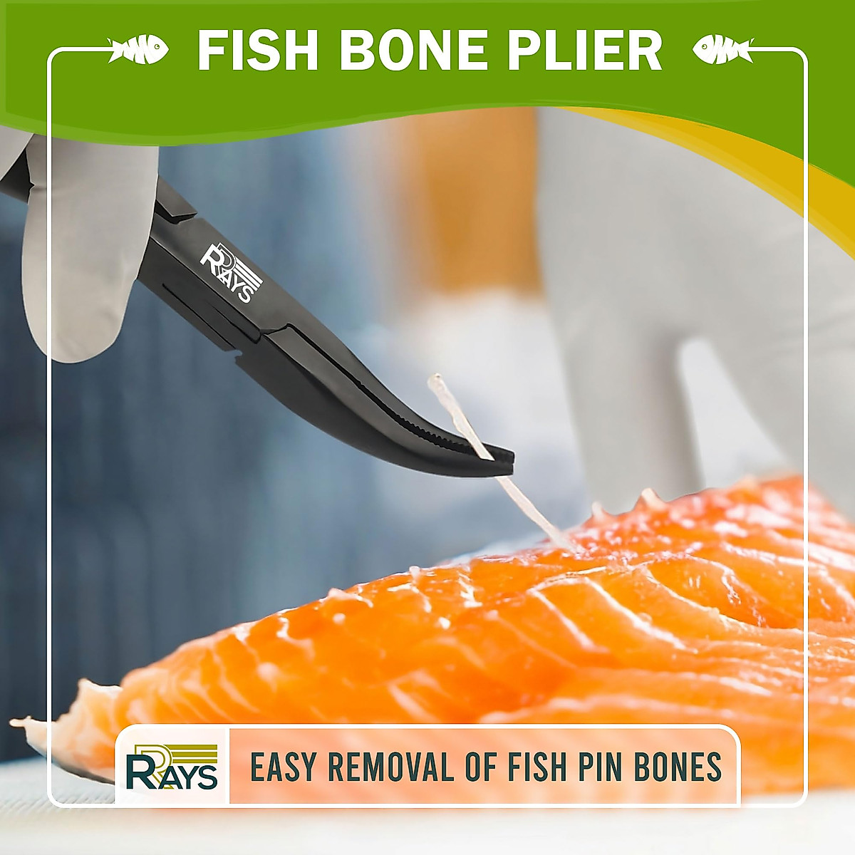 Fish Bone Pliers/Tweezers Stainless Steel – Fish Deboning Tools for All Kind of Fish.