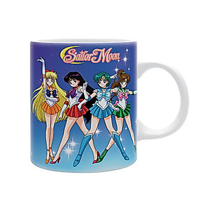 ABYSTYLE Sailor Moon Gift Sets Include Ceramic Coffee Tea Mug, Keychain, and Journal Anime Manga Drinkware Home &Kitchen Essentials Dishwasher and Microwave Safe (3 Pcs.)