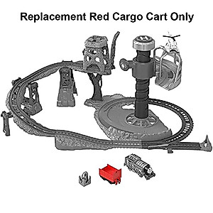 Replacement Part for Thomas and Friends Sodor Safari Tiger Adventure Train Playset - GXH06 ~ Replacement Red Cargo Cart