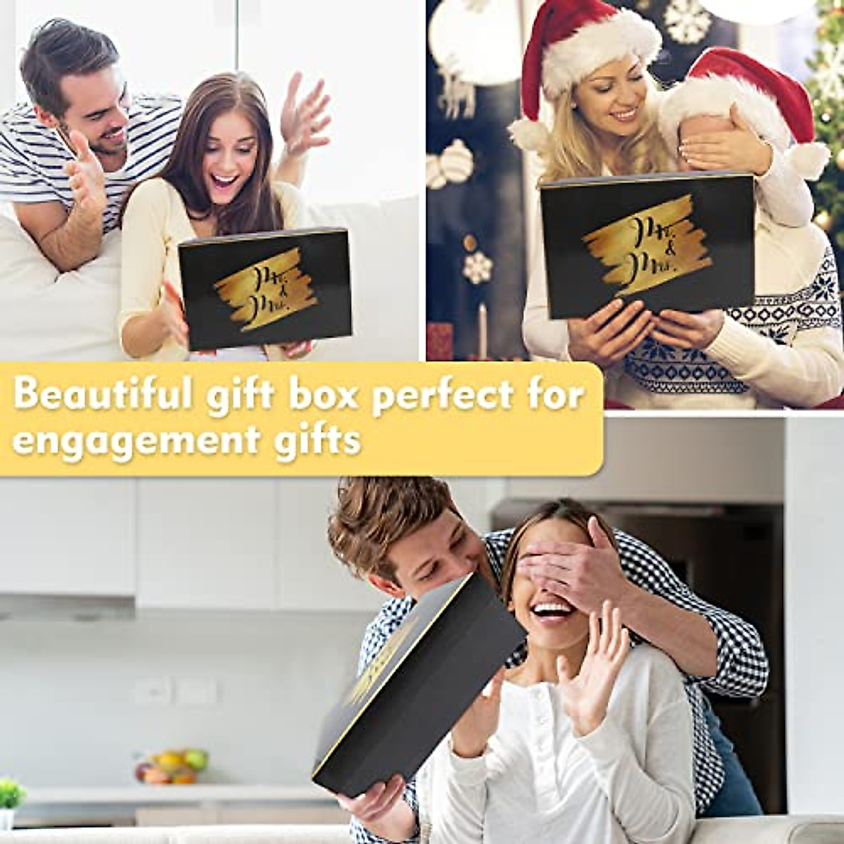 Wedding Gifts,Mr And Mrs Tumbler Set Engagement Gifts,Gifts For Bride And Groom,Bride To Be Gifts,Wine Glass Engaged Gifts Honeymoon Essentials