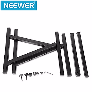 Neewer Z-Style Keyboard Stand - Heavy Duty Steel Construction with Solid Locking System, Support Stand for Piano Keyboard Instrument