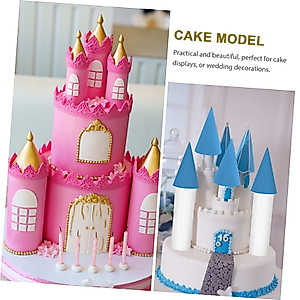 NOLITOY 1 Set Bakery Foams Cake Round Foam Cake Dummies Cake Foam Rounds Bakery Dummy Cake Foams Cake Modelling Foams Cake Adornment Foam Cake Rounds White Party Supplies Fake Cake