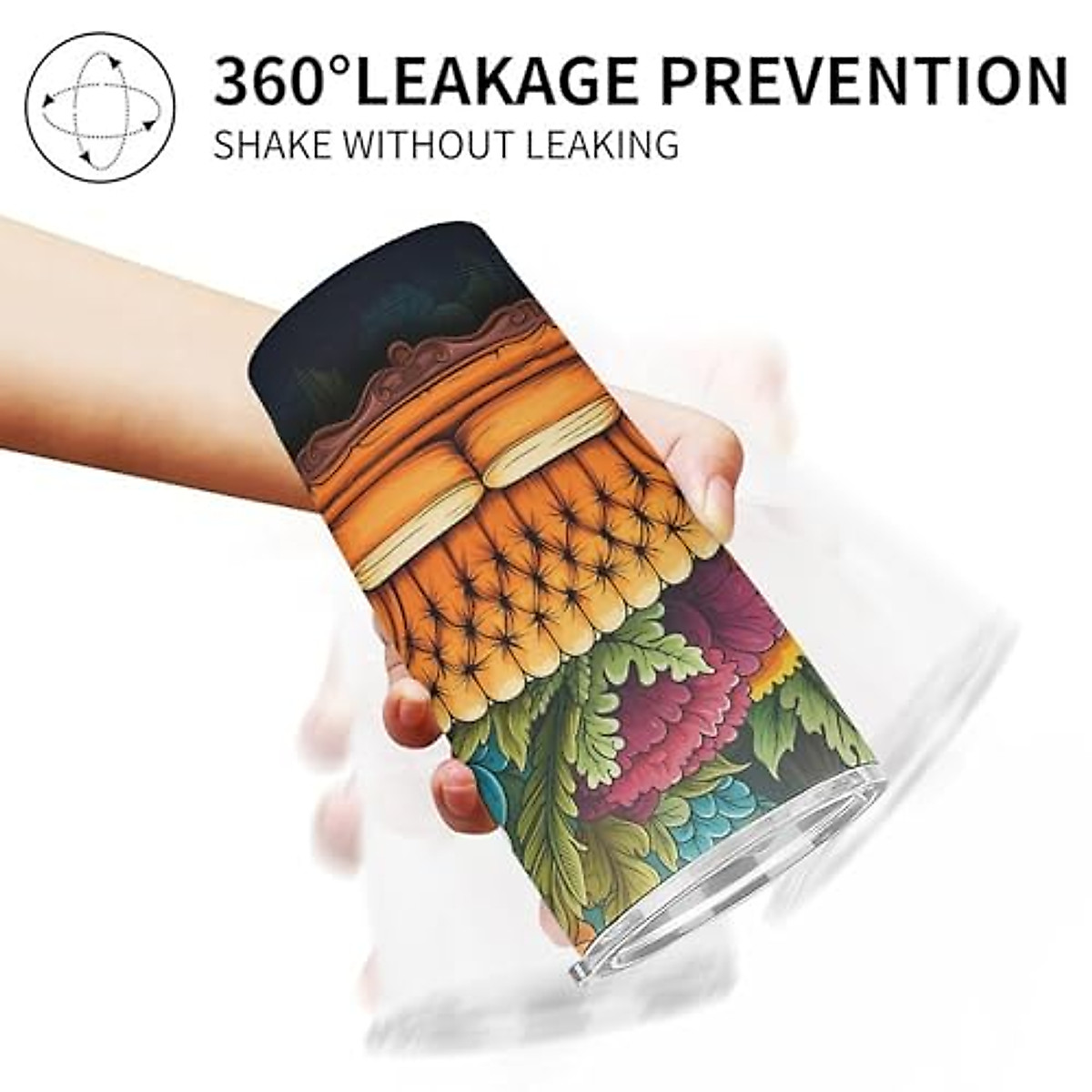 20 Oz Tumbler With Straw Leak Proof Thermos Cup, Couch Stainless Steel Insulated Travel Coffee Mug Fit for Car Cup Holder