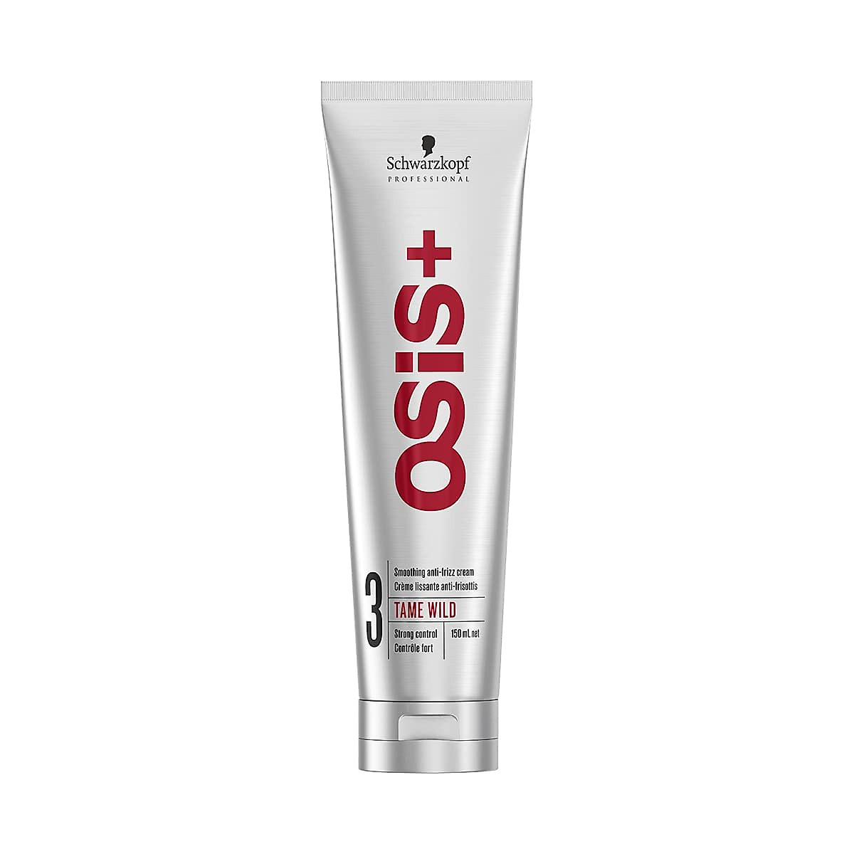 OSiS+ Tame Wild – Smoothing Anti-Frizz Cream - Strong Control and Long-Lasting Anti-Humidity Effect – Styling Product for Heat Protection, Surface Smoothness and Shine, 5 oz
