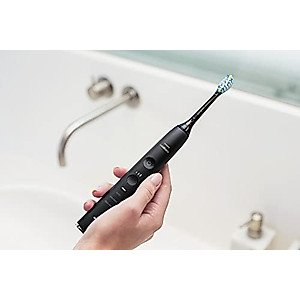 Philips Sonicare DiamondClean Smart 9500 Rechargeable Electric Power Toothbrush, Black, HX9924/11