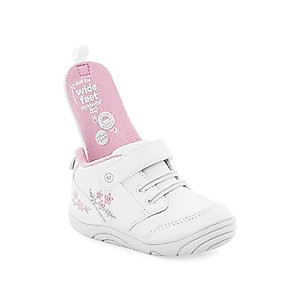 Stride Rite 360 Baby Girls Sr Taye 2.0 First Walker Shoe, Pink, 6 Toddler US