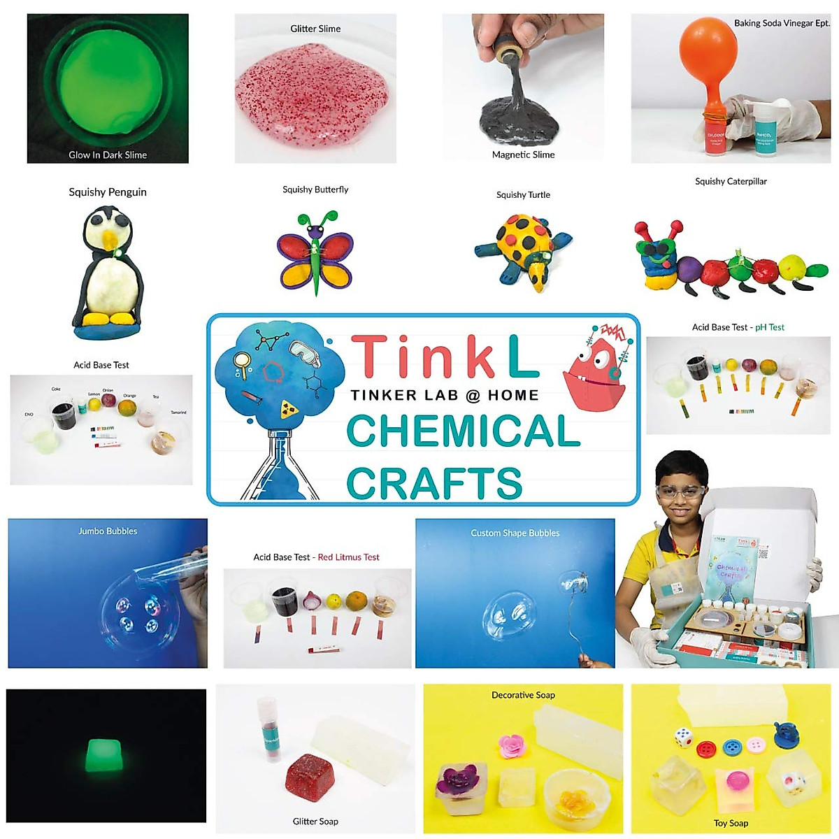 Butterfly Edufields Science Experiment & 20+ Chemistry Lab Kit for kids Ages 4-5-7-8-10 | STEM Toy gift & Fun Educational Projects for boys and girls ages 4+ yrs