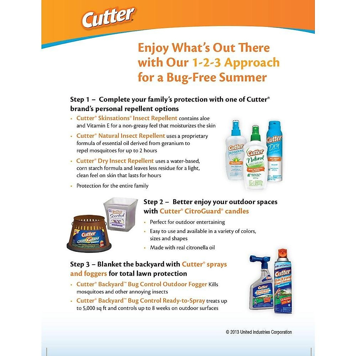 Cutter Deck & Patio Bug Control, Kills Mosquitos, Ants, Fleas and Other Listed Insects, Perfect for Backyards, 1 Gallon (Accushot Spray)