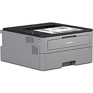 Brother Compact Monochrome Laser Printer, HL-L2350DW, Wireless Printing, Duplex Two-Sided Printing, Business Office Bundle, Amazon Dash Replenishment Ready, Durlyfish