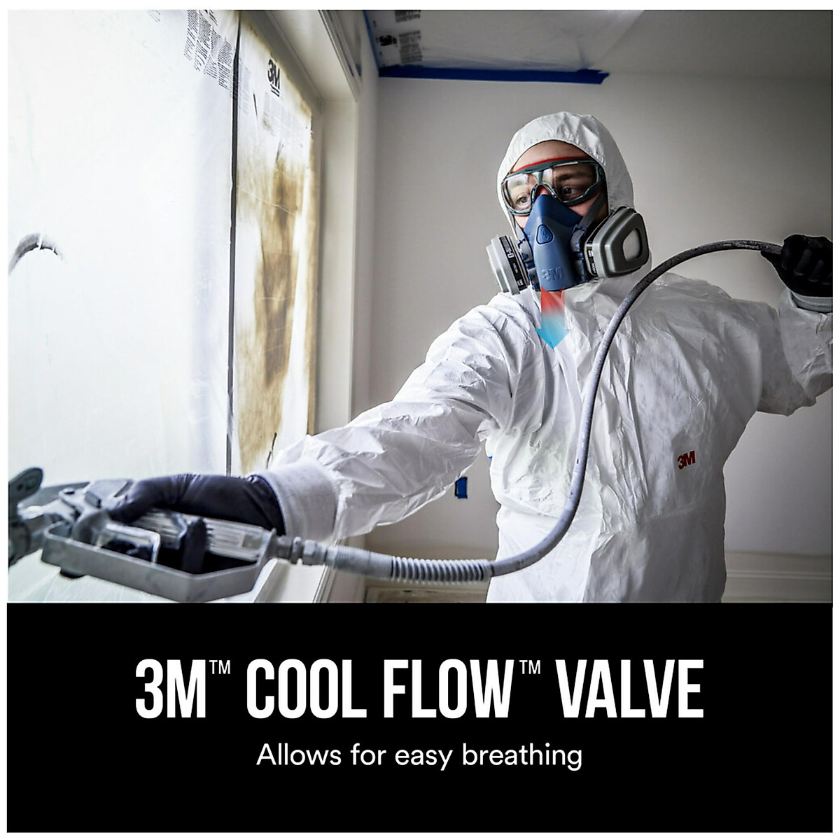 3M Professional Paint Respirator, Medium, N95, 7512PA1-A