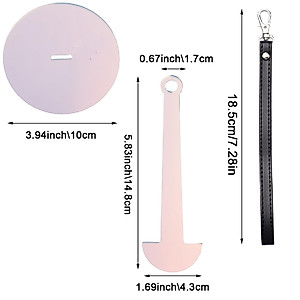 Portable Yarn Minder - Acrylic Wrist Yarn Holder - String Dispenser Holder - Detachable Acrylic Knitting String Dispenser - Lightweight Yarn Ball Holder