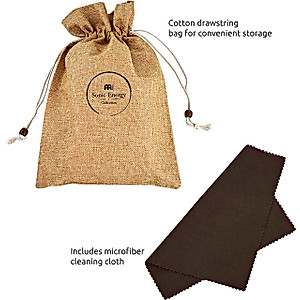 Kalimba Thumb Piano, 17 Keys — Includes Tuning Hammer and Case — For Meditation, ASMR, Sound Therapy and Yoga, 2-YEAR WARRANTY