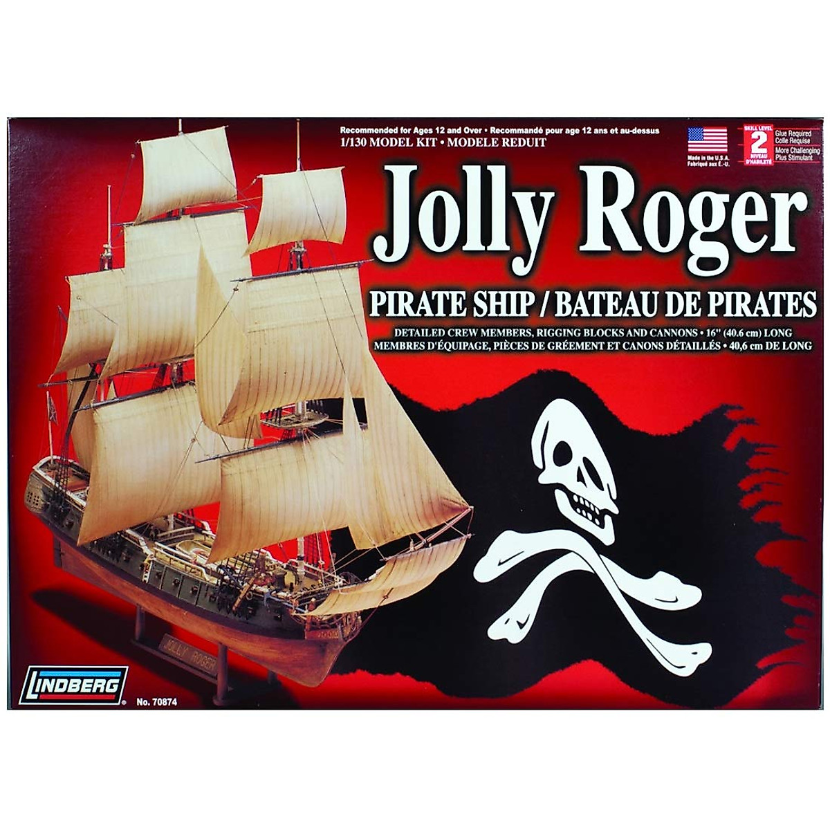 Lindberg 1/130 scale Jolly Roger