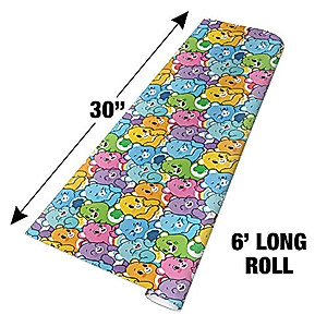 GRAPHICS & MORE Care Bears: Unlock the Magic Very Many Bears Gift Wrap Wrapping Paper Rolls