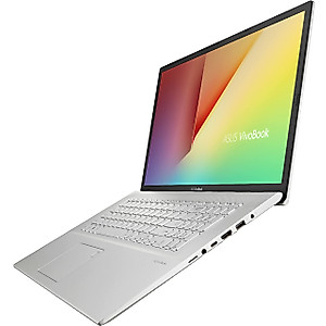 2021 Newest ASUS Vivobook 17.3" HD+ Business and Family Laptop, Intel i7-1065G7, Lightweight, Chiclet Keyboard, Bundle with Woov HDMI, Windows 11 Home, Silver (12GB |256GB SSD | 1TB HDD, i7)
