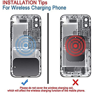 Mount Metal Plates Replacement Kits with 3M Adhensive for magnetic Car Mount Phone Holder 4 Pack (2 Rectangle 2 Round)