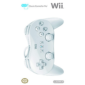 Wii Classic Controller Pro - White (Renewed)