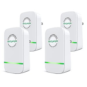 Pro Power Saver,Energy Saver Household Power Saver Electricity Saving Box and High Efficiency Household Office Market Device Electric Smart US Plug 90V-250V 30KW（4 Pack ）