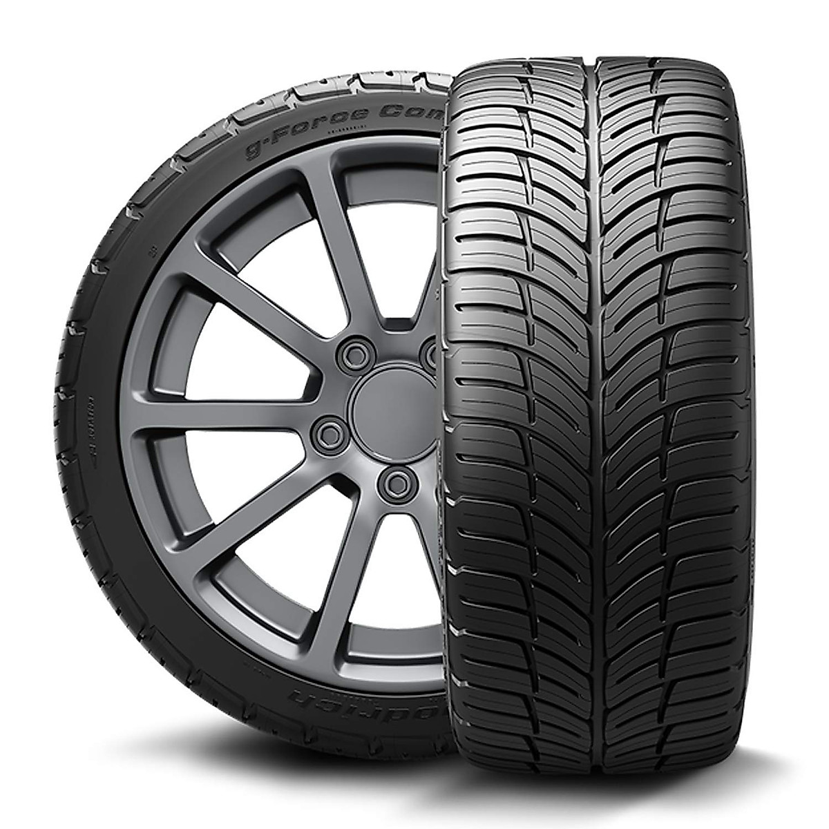 BFGoodrich G-Force Comp-2 A/S Plus All-Season Radial Car Tire for Ultra-High Performance, 245/50ZR16 97W