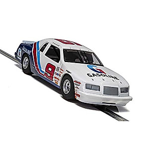 Scalextric Ford Thunderbird Stock Car 1:32 Slot Race Car C4035, White, Red & Blue