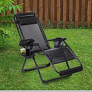 PATIKIL Gravity Chair Replacement Fabric, Anti-Gravity Chair Cloth Square Pattern Recliners Repair Tool Kit with with Cord Lace for Patio Outdoor, Green